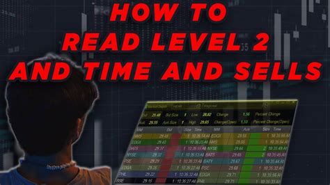 How To Read Level 2 Time And Sales Tape Reading Trading For