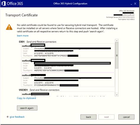 Office 365 Hybrid Configuration Wizard Step By Step
