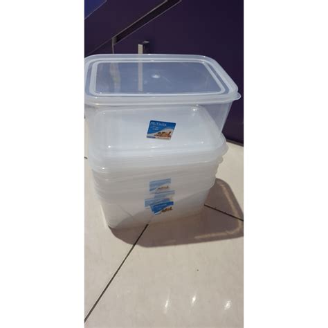 Jual Toples Tempat Makan Kotak Bening Sealware ML Toples KMP ML Shopee Indonesia