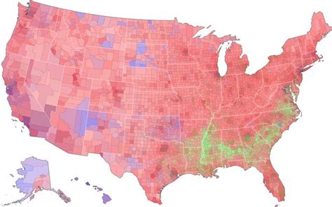 Trivariate Choropleth For Racial Composition In The Us Mark Mcclure