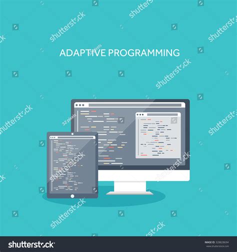 Programming Coding Backgroundflat Designprogram Source Codesoftware
