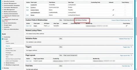 Field Tracking In Salesforce Standard And Custom Objects