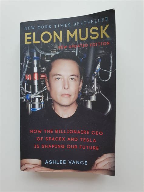 Elon Musk By Ashlee Vance Hobbies And Toys Books And Magazines Fiction