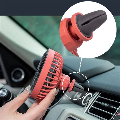 차 속을 시원하게 차량 송풍구형 에어 써큘레이터 차량용선풍기