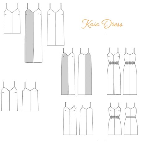 Kaia Dress Sew Love Patterns Atenafrodite