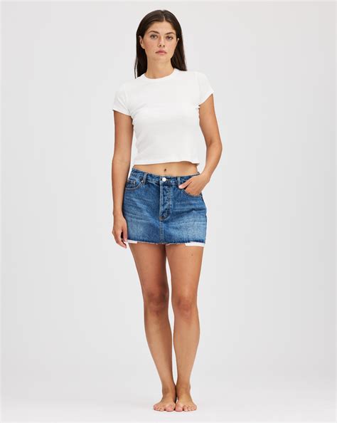 Denim Mini Skirt Parke
