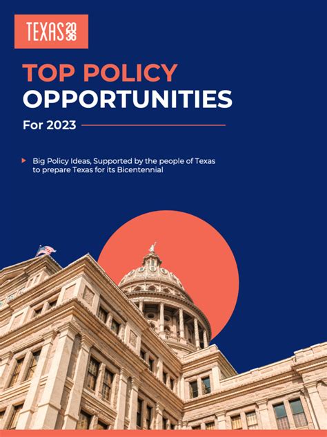 Legislative Agenda Texas 2036