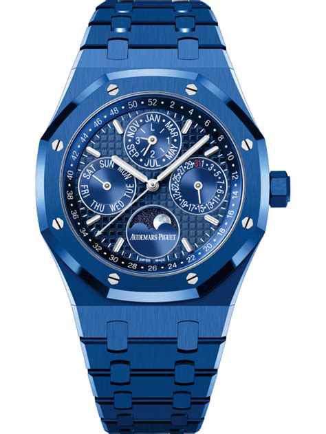 Audemars Piguet Releases Royal Oak Perpetual Calendar In Blue Ceramic Maxim