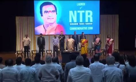 Rs 100 Commemorative Coin With Image Of Ntr Released By President Murmu