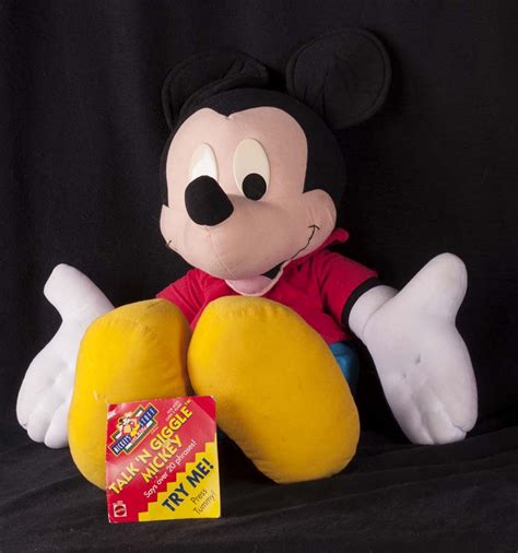 Le Chat Noir Boutique Disney Mickey Mouse Talk N Giggle 30 Inch Plush