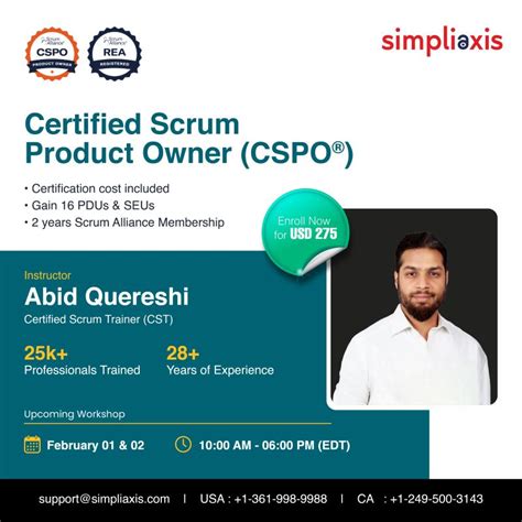 Simpliaxis On Linkedin Scrum Agile Cspo Productowner Agiletraining Careergrowth…