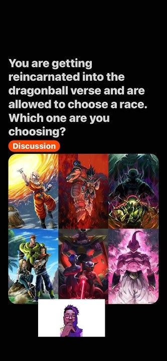 Which Dbz Race Would You Be Anime Dbz Youtube