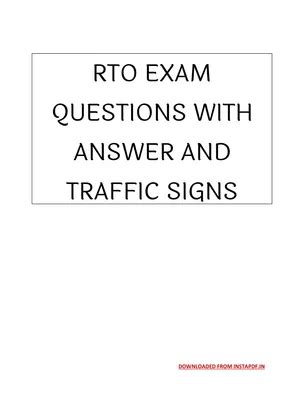 RTO Exam Book Gujarati 2024 PDF InstaPDF