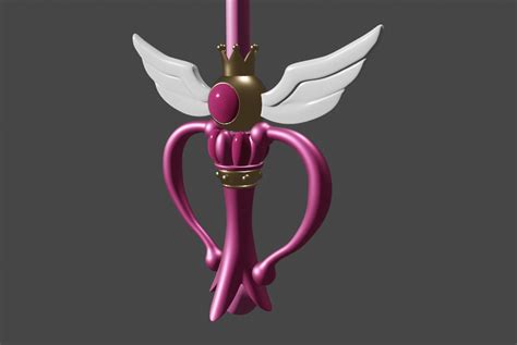 3d File Sailor Moon Moon Kaleidoscope Wand Cosplay 🌙・3d Printer