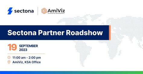 Sectona On Linkedin Cybersecurity Pam Partnerprogram Event Roadshow2023 Sectona Amiviz…