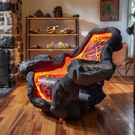 Inferno Recliner A Chair Inspired By Volcanic Textures