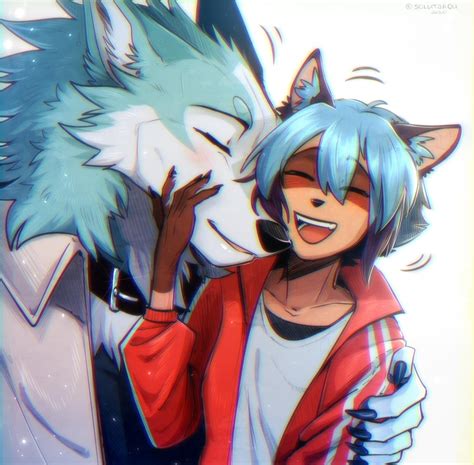 Wolf Cuddles By Solutarou On Deviantart