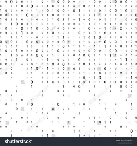 Binary Code Matrix Black White Digital Stock Vector Royalty Free 2213195549 Shutterstock