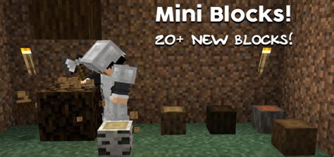 Mini Blocks Beta Version Minecraft Pe Mods And Addons