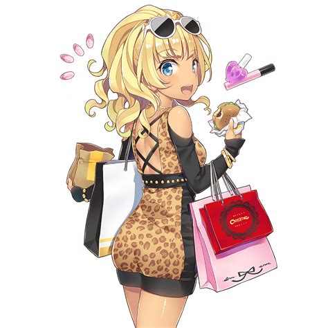 Safebooru 1girl D Amelie Mcgregor Animal Print Ass Back Bag Bangs
