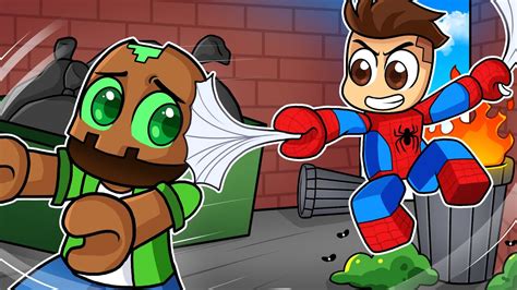 Nos Convertimos En SPIDERMAN En Roblox YouTube