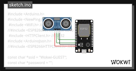 Deteksi Banjir Wokwi Esp32 Stm32 Arduino Simulator