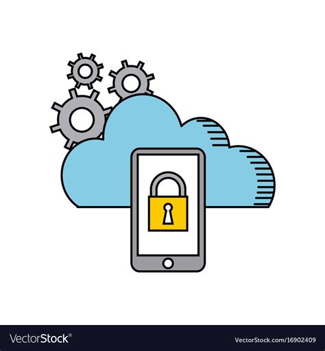 Cloud Computing Design Royalty Free Vector Image