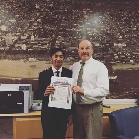 Mayor Tony Vazquez City Of Santa Monica Presents Certificate Of