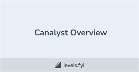 Canalyst Careers Levels Fyi