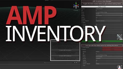 Inventory System For Unity3D YouTube