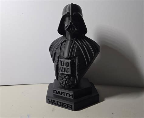 Darth Vader Bust Custom Base No Assembly Required Remixed By