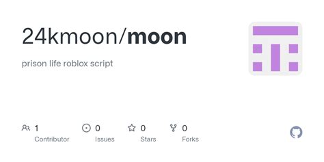 GitHub Kmoon Moon Prison Life Roblox Script