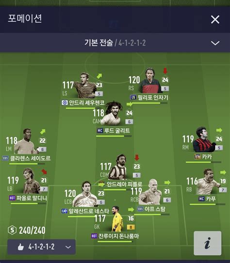 피린이 드디어 그시절밀란 완성 Ea Fc 온라인 에펨코리아