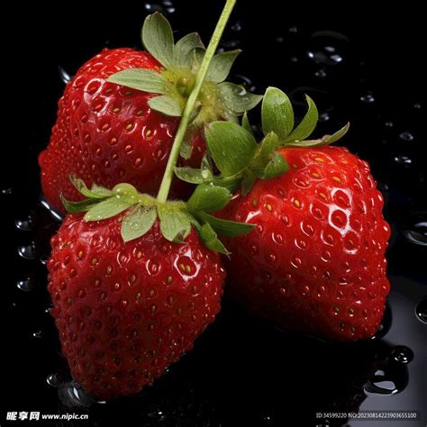 草莓 摄影图 水果 生物世界 摄影图库 昵图网