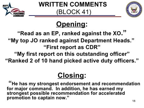 Cpo Fitrep Observations