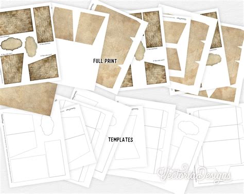 Mega Ephemera File Folders Junk Journal Kit Digital Journal Kit Junk