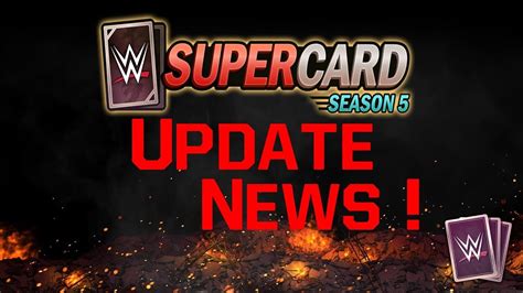 WWE SuperCard Update News WWE SuperCard Deutsch YouTube