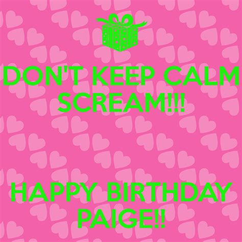 Happy Birthday Paige Wishing You A Day Filled With Joy