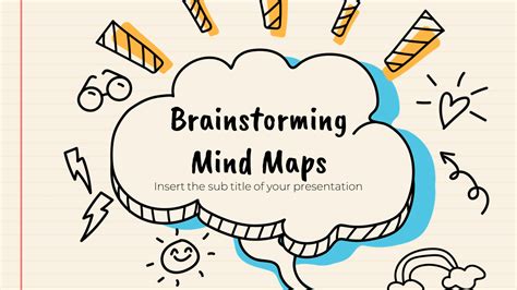 Mind Maps For Brainstorming Powerpoint Templates Template