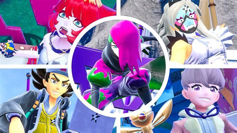 Pokemon Scarlet And Violet All Team Star Bosses Starfall Ending Complete Youtube