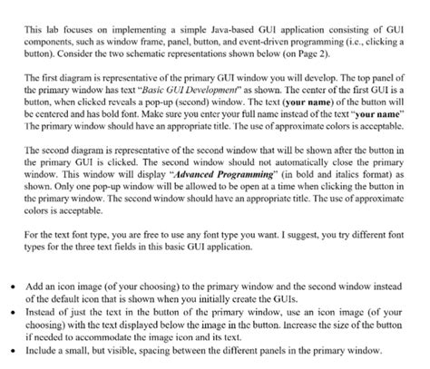 Solved This Lab Focuses On Implementing A Simple Java Based