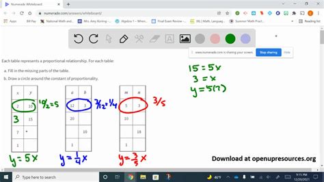 Solvedeach Table Represents A Proportional Relationship For Each