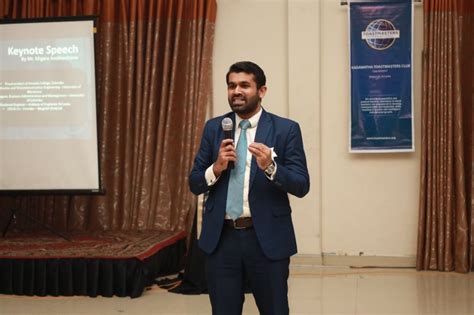 Publicspeaking Toastmasters Startups Migara Amithodhana