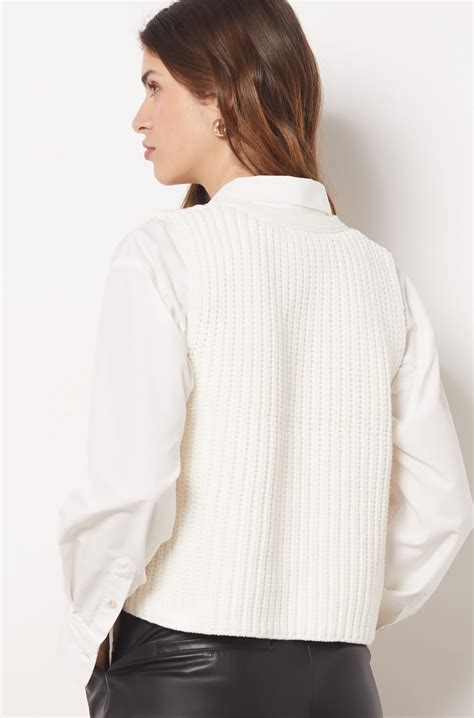 Gilet Sans Manches Coco Ecru Etam