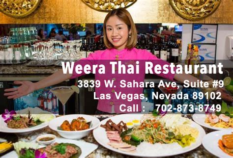 Weera Thai Restaurant Thai Food In Las Vegas
