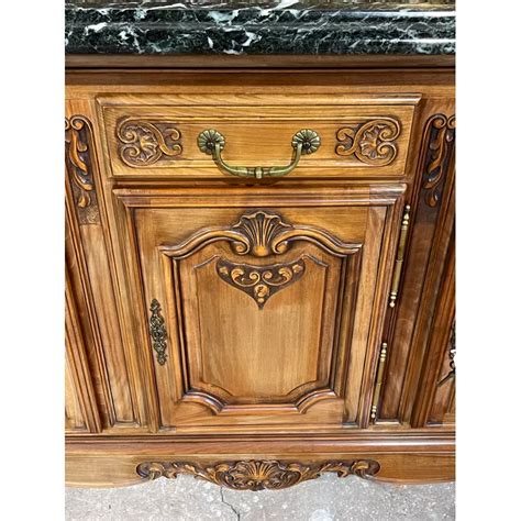 Kredens Enfilade Z Marmurowym Blatem W Stylu Ludwik XV