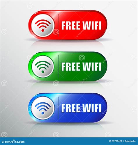 Set Of Different Wifi Icons For Design Stock Illustration Illustration Of Contact Phone