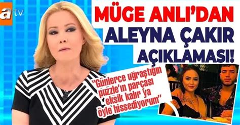 Aleyna Çakırın Adli Tıp Raporu Müge Anlı Canlı Yayınında Müge Anlı