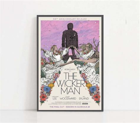 The Wicker Man 50th Anniversary Poster Etsy Uk