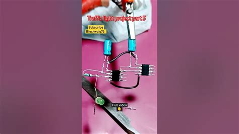 Diy Traffic Light Project 5 Youtubecreators Cr7 Tech Viral Shorts